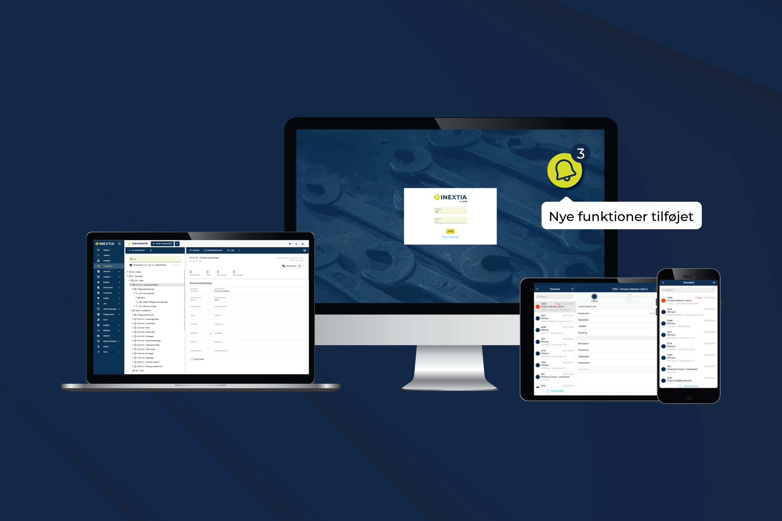 NEW -INEXTIA adds 3 new features